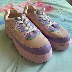 YRU | Shoes | Koi Footwear Kawaii Platform Trainers Sneakers Pastel ...